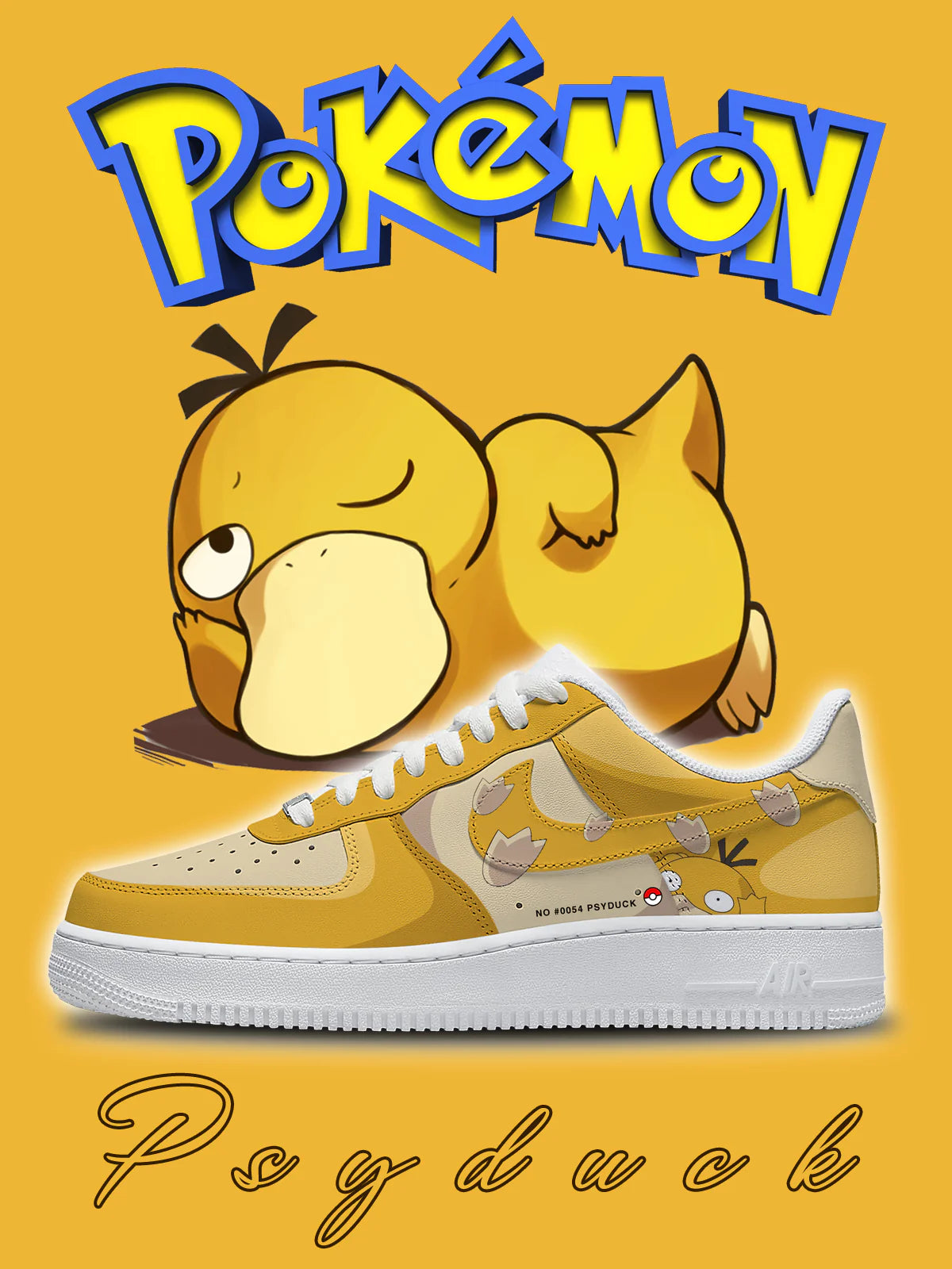Psyduck limited edition Design Shoes F1 – Customsneakers