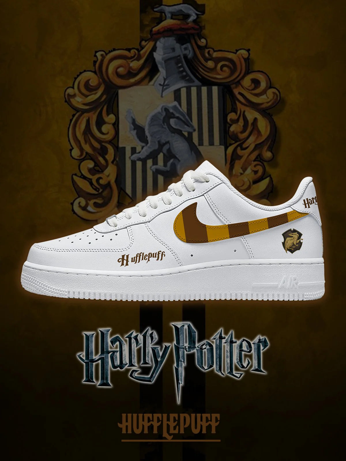 Hufflepuff limited edition Design Shoes F1 – Customsneakers