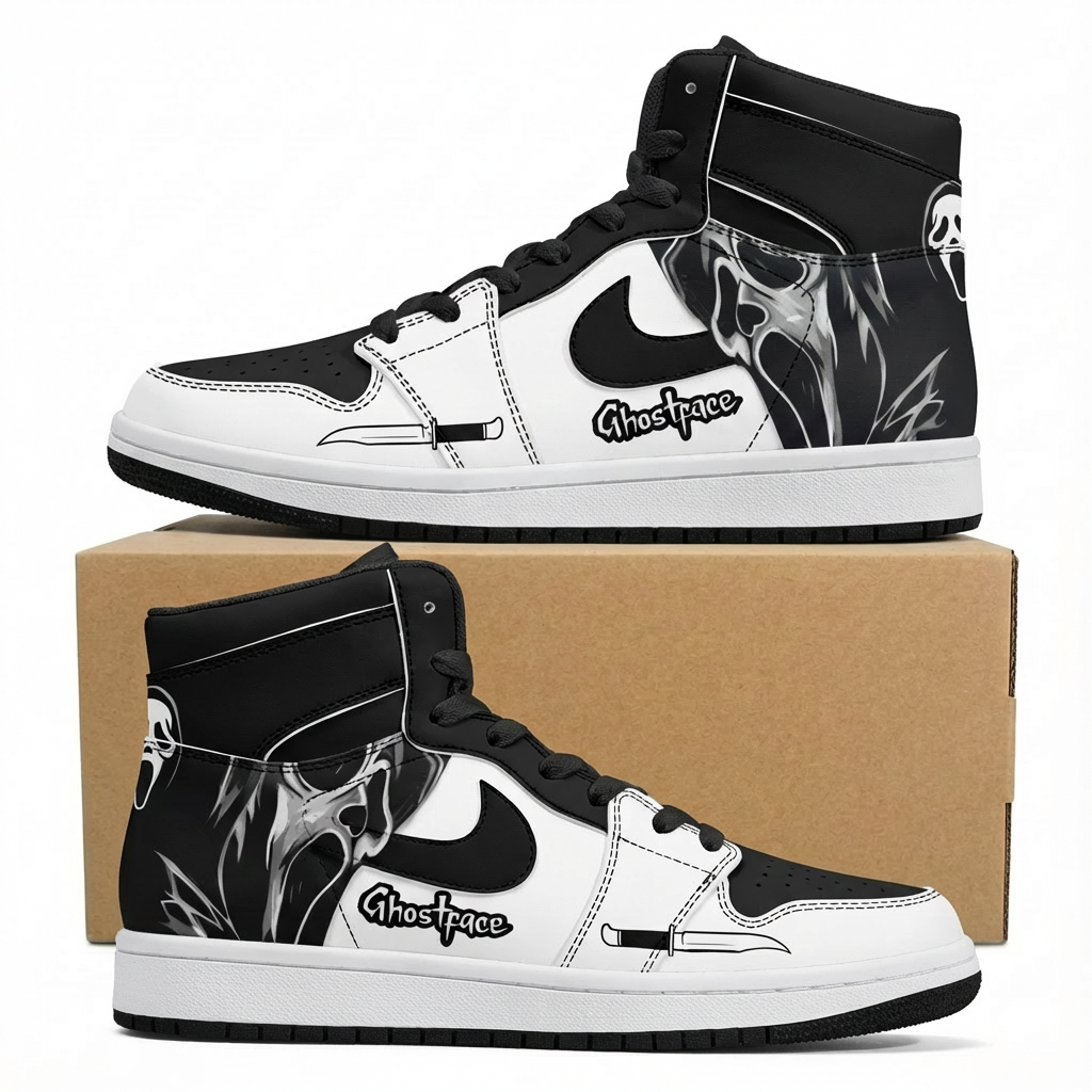 Scream (Adult and kids size available) Limited Edition Design Shoes J1 ...